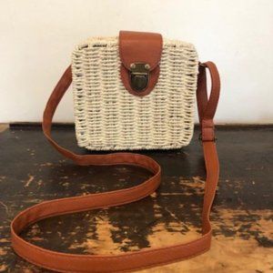 Bags | Woven Wicker Purseboho Crossbodyshoulder Bag | Poshmark